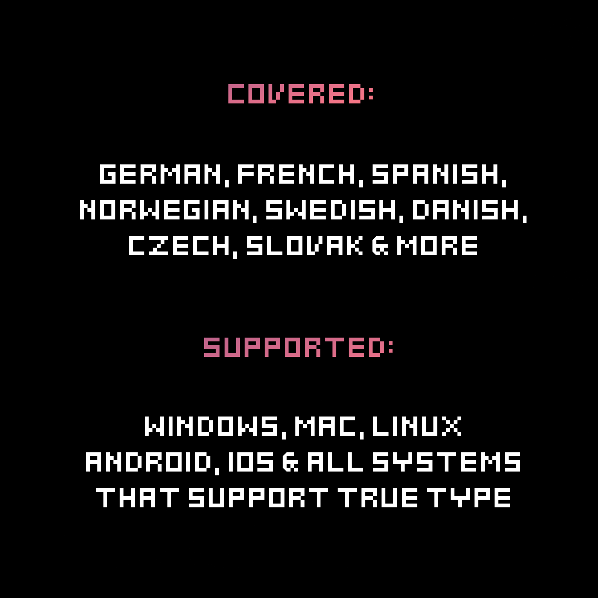 Retro Mode - Pixel Art Font – Moertel Pixel Art